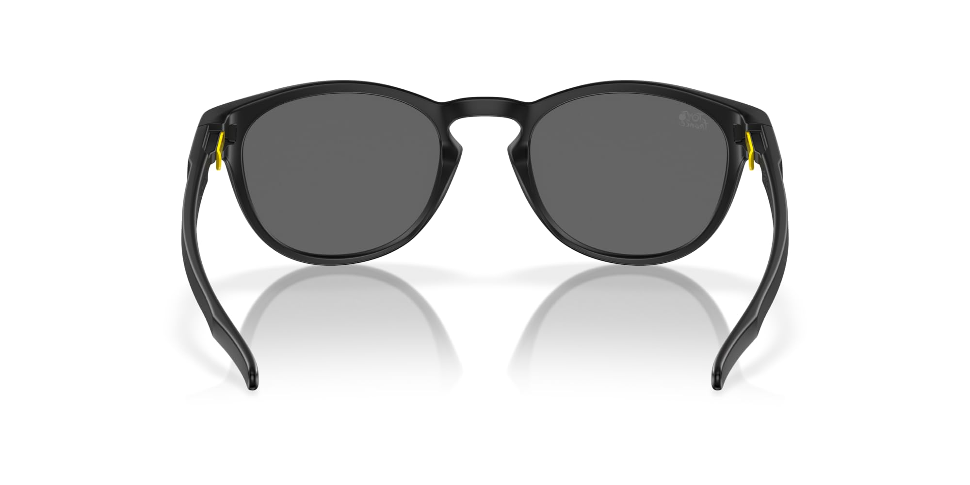 Oakley Men's OO9265 Latch Oval Sunglasses, Matte Clear/Prizm Rose Gold Polarized, 53 mm