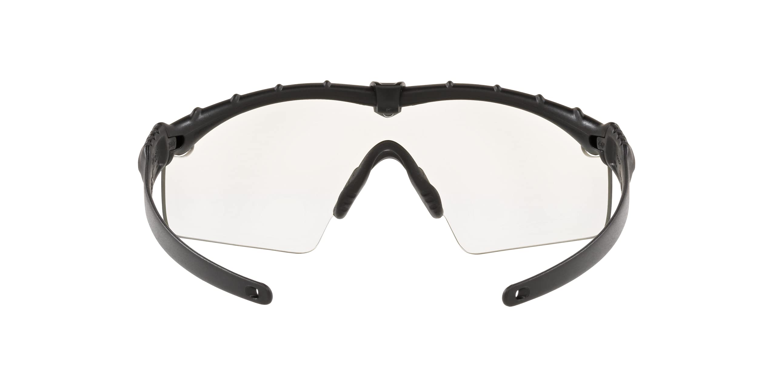 Oakley Men's OO9146 SI Ballistic M Frame 3.0 Rectangular Sunglasses, Matte Black/Clear, 32 mm