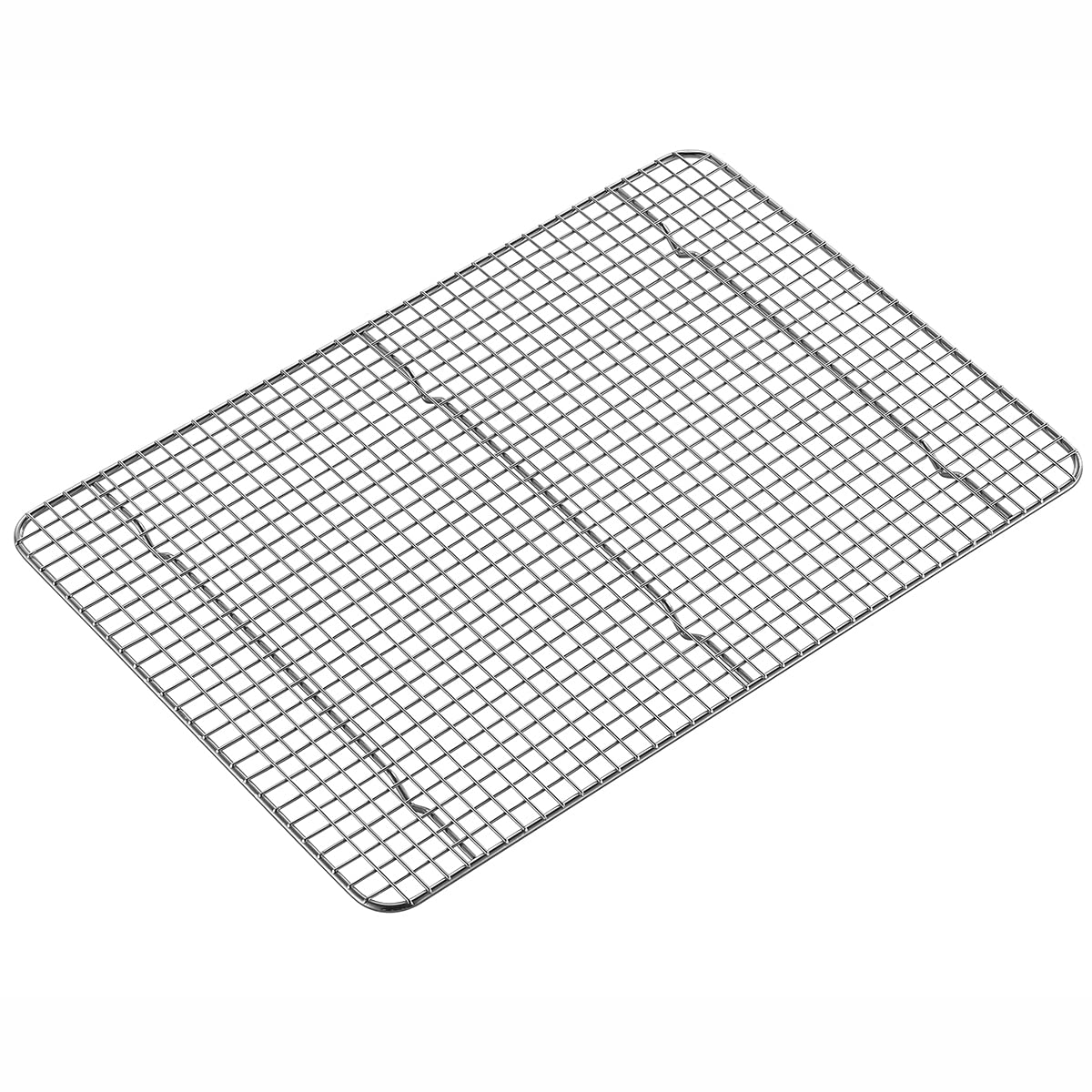 Serene Valley Baking and Cooling Racks, 2 Pieces of 8.5" x 12.5", 304 Grade Stainless Steel Wire Cooking Rack, Oven-Safe Grid for Roasting and Grilling