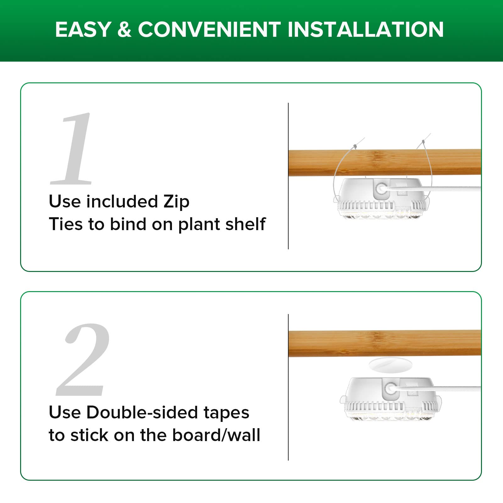 SANSI LED Puck Grow Light, 10W (150 Watt Equiv) Full Spectrum 2-Head Lamp for Plants with Ceramic Tech, Hanging Lights with ON/Off Switch for Plant Shelf Greenhouse Hydroponic