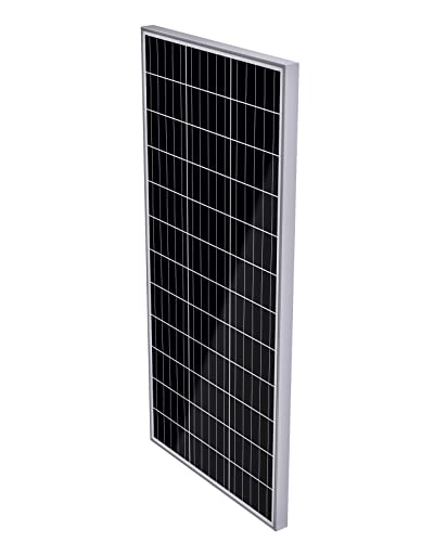 SUNTHYSIS 12 Volt Solar Panel, 100W Monocrystalline Solar Panel, 22% High Efficiency Monocrystalline PV Module Power Charger for RV Marine Rooftop Farm Battery