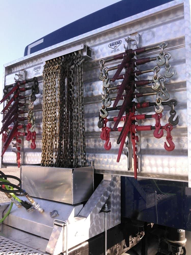 Mytee Products 48" Aluminum Locking Ratchet Binder Rack - Made in USA (Holds 11 Binders)