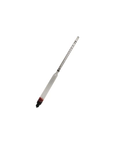 UPROMAX Hydrometer Alcohol 0-200 Proof and Tralle , Alcohol Proof Tester Liquor/Moonshine/Proofing Distilled/Spirits/Distilled Meter Distilling Spirit hydrometer Lab hydrometers alcohol level