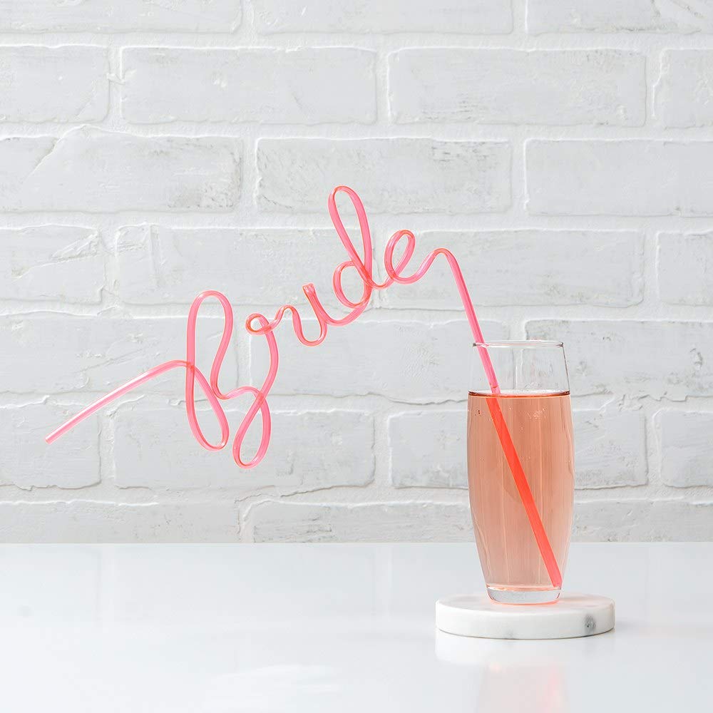 Weddingstar Bachelorette Party Silly Straws - Pink - Bride