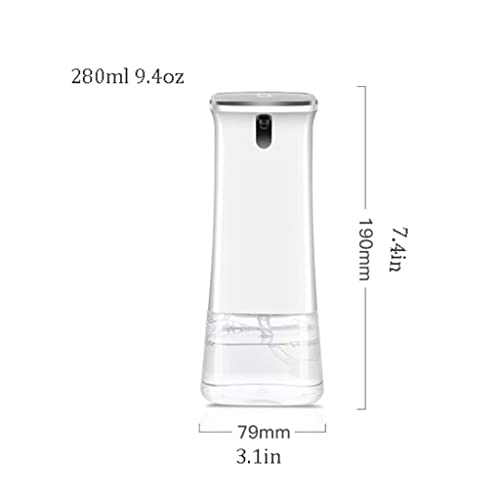 PAASHE Soap Lotion Dispenser 9.4OZ soap Dispenser Wall-Mounted Soap Bottle Automatic Foam Lotion Dispensers Refillable Lotion Bottle for Soap Shower Gel Reusable