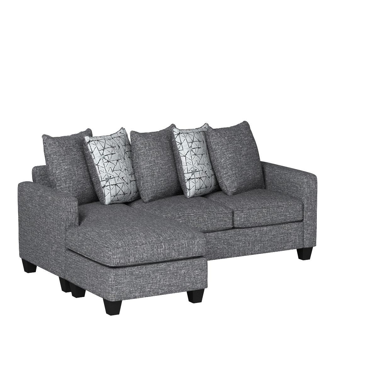 Ready To Live 57th Street Sofa Sectional, 81", Light Grey