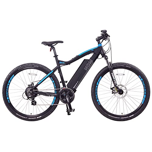 NCM Moscow Electric Mountain Bike eBike 624Wh 48V/13AH Matte Black 27.5"