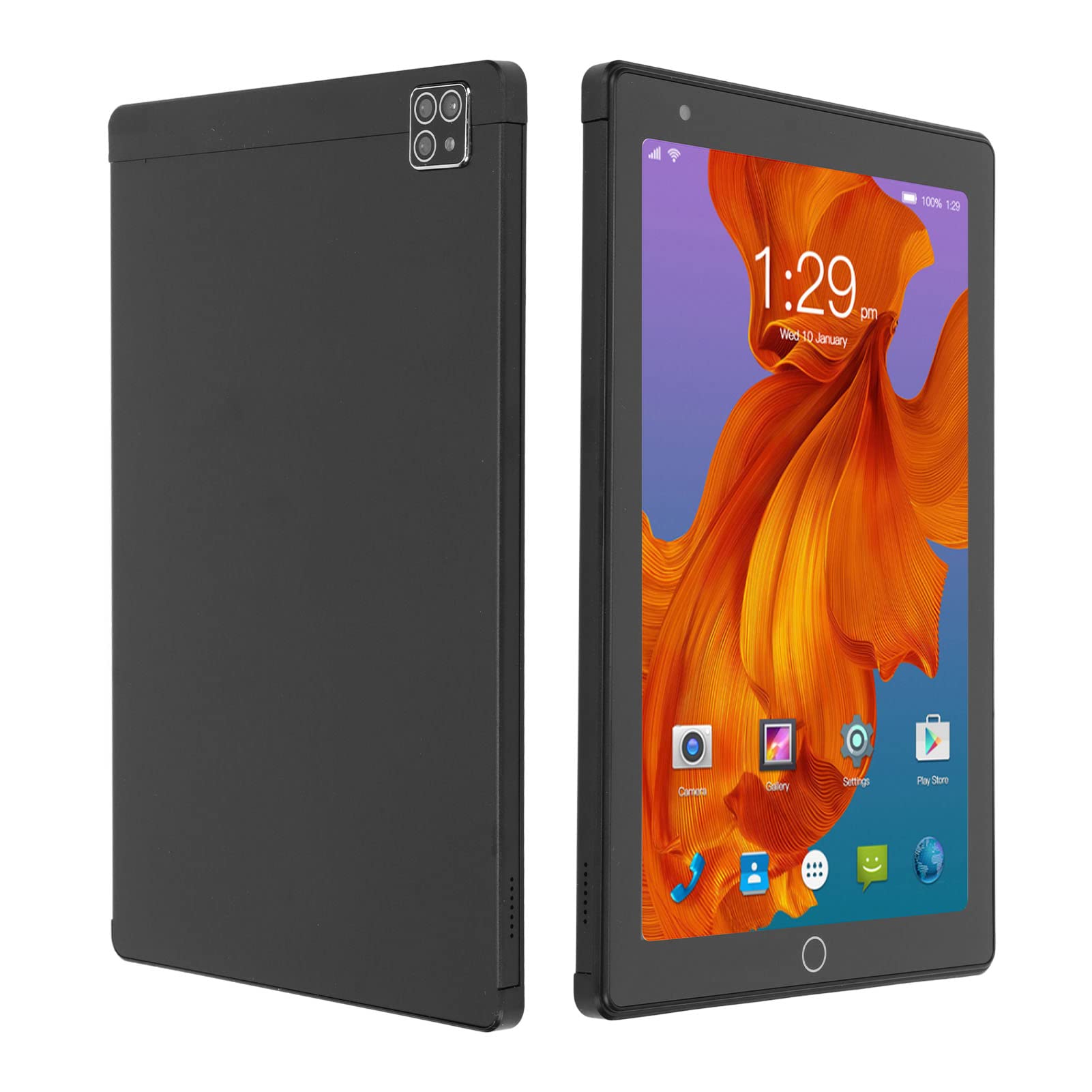 Pomya Tablet 8 Inch for 10, Octa Core Processor, 4GB 64GB Storage, Dual Camera, Sim Card Slot, WiFi, 4.2, GPS, HD Voice Call, 128GB Expand, 1920x1200 IPS