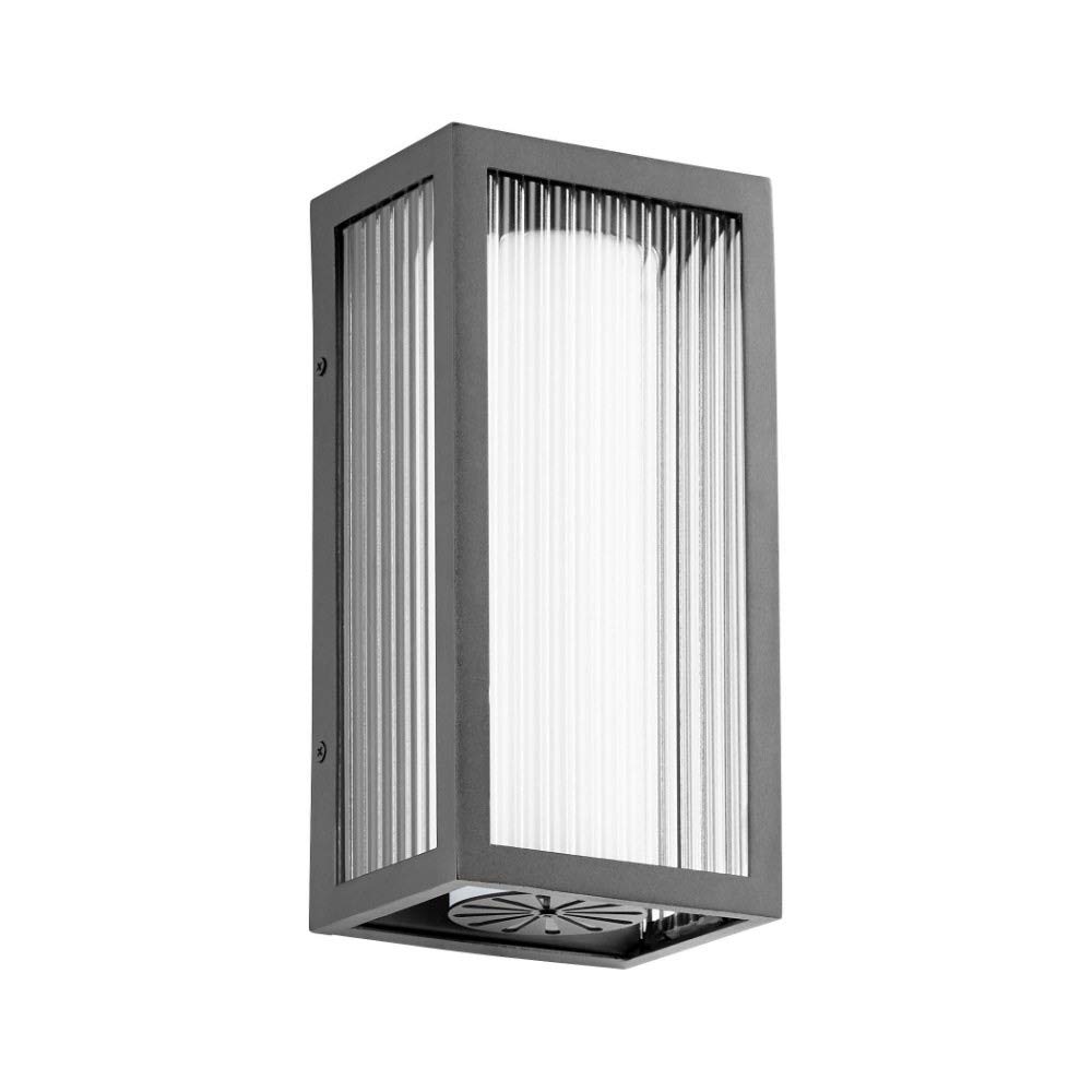 Quorum 9717-6-69 Transitional LED Wall Mount from Maestro Collection in Black Finish,