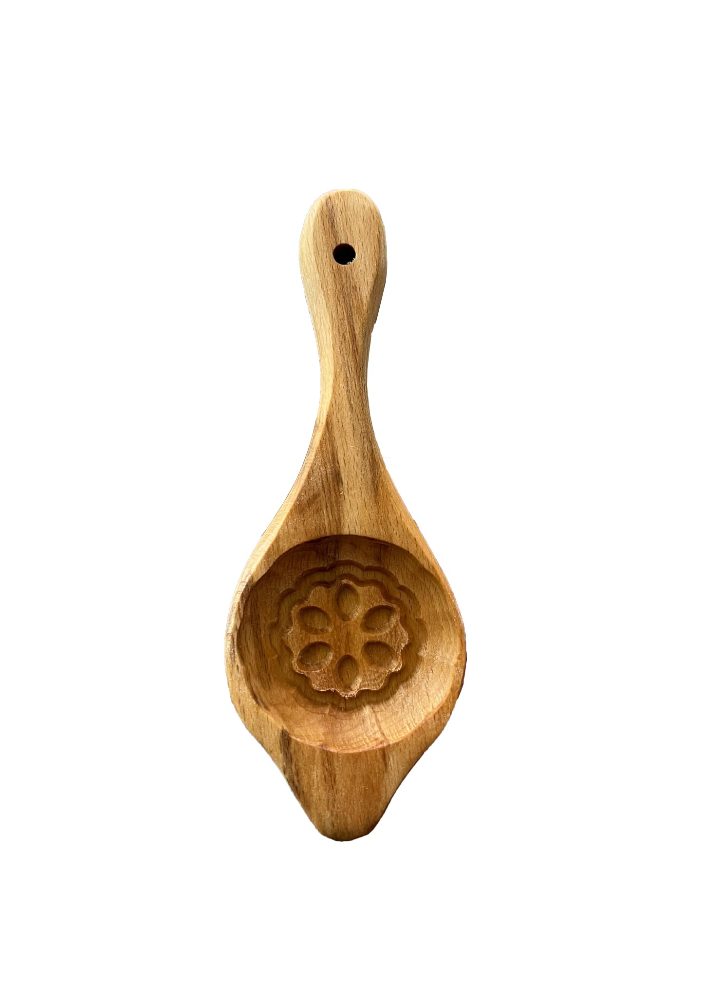 Traditional Wooden Cookie, Cake & Pastry Maamoul Mold Press New Design Middle Eastern Cookie Mold, Greased (Flower Design)