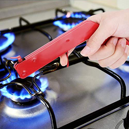 Pistol Style Flint Lighter Professional Portable Acetylene Gas Lighter for Camping Hiking Lighting Cutting