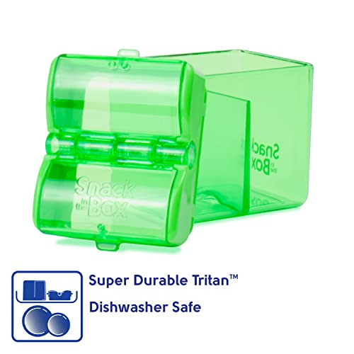 Precidio Design Snack in the Box NEW Little Finger-Friendly Eco-Friendly Reusable Snack Container (Green) 1001GR
