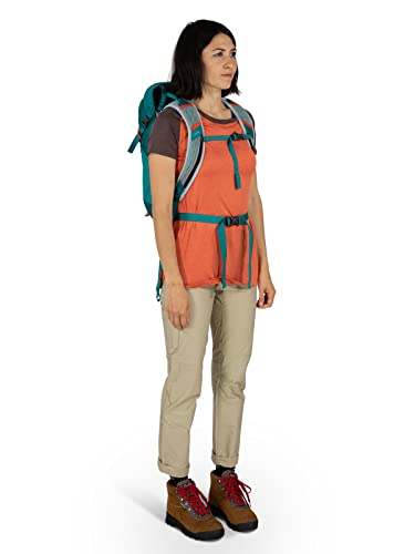 Osprey Hikelite 18L Unisex Hiking Backpack, Escapade Green