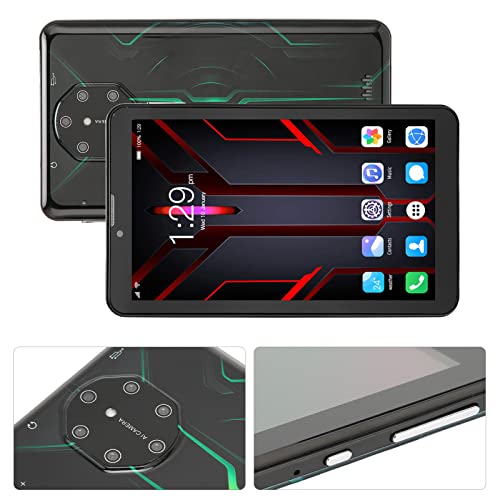 WEYI Kids Tablet, 7in Tablet 1960x1080 IPS Dual Camera Green 4GB RAM 32GB ROM for Writing US Plug