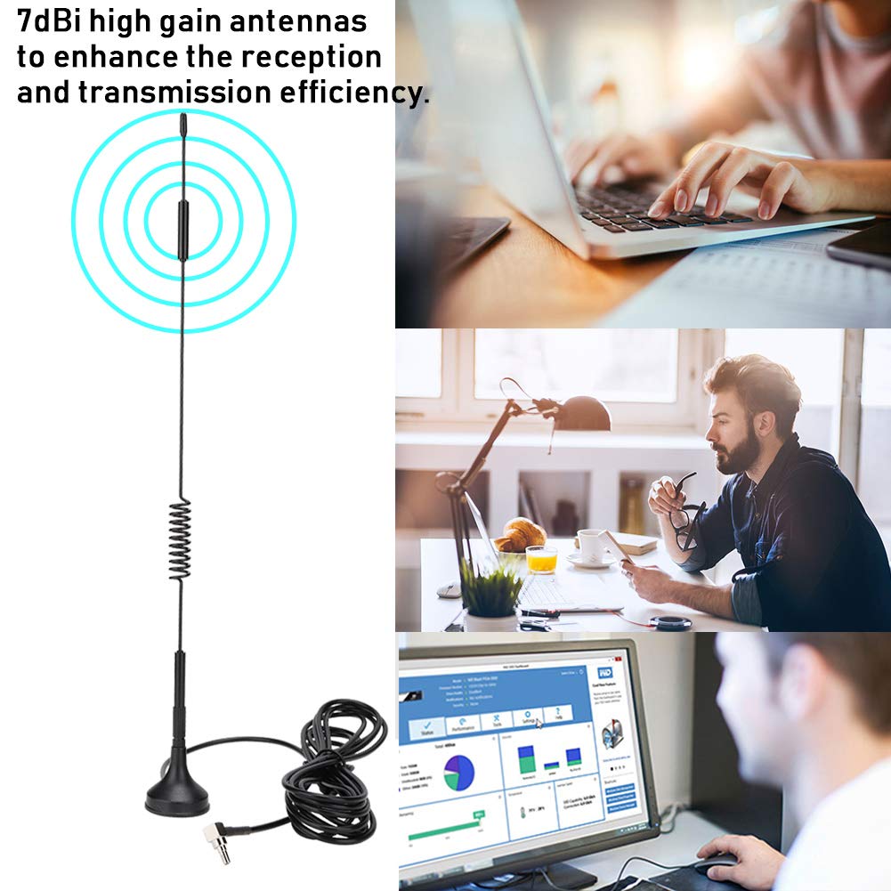 LTE Antenna 4G with TS9 Connector 2 Pack 7dBi LTE Hotspot Antenna Magnetic Base 9.7ft for Hotspot,MIFI,Aricard,Verizon Jetpack 8800L,netgear Nighthawk m1 mr1100,7730l,LB1120,ac791l,ac770s,ac781s