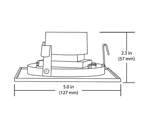 NICOR Lighting DQR4MA11202KWH LED Downlights, Matte White