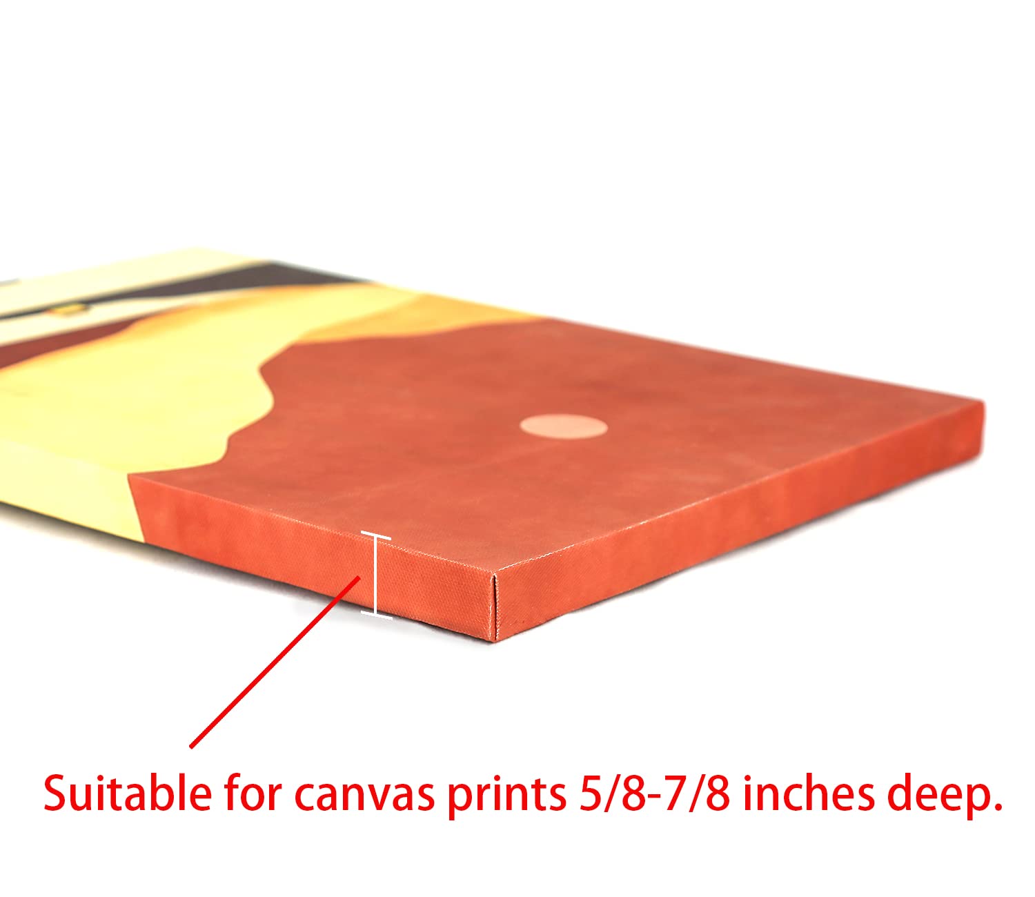 LTYHHK Floating Frame for 20x24 Inch Canvas Prints, 5/8-7/8β Deep Floater Frames for Canvas Paintings, Floating frame for Oil Prints, Diamond Painting,Paint by Numbers (LB2024)
