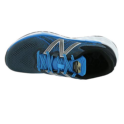 New Balance Men's Fresh Foam Evare Running Shoe, Grey/Vision Blue, 10.5