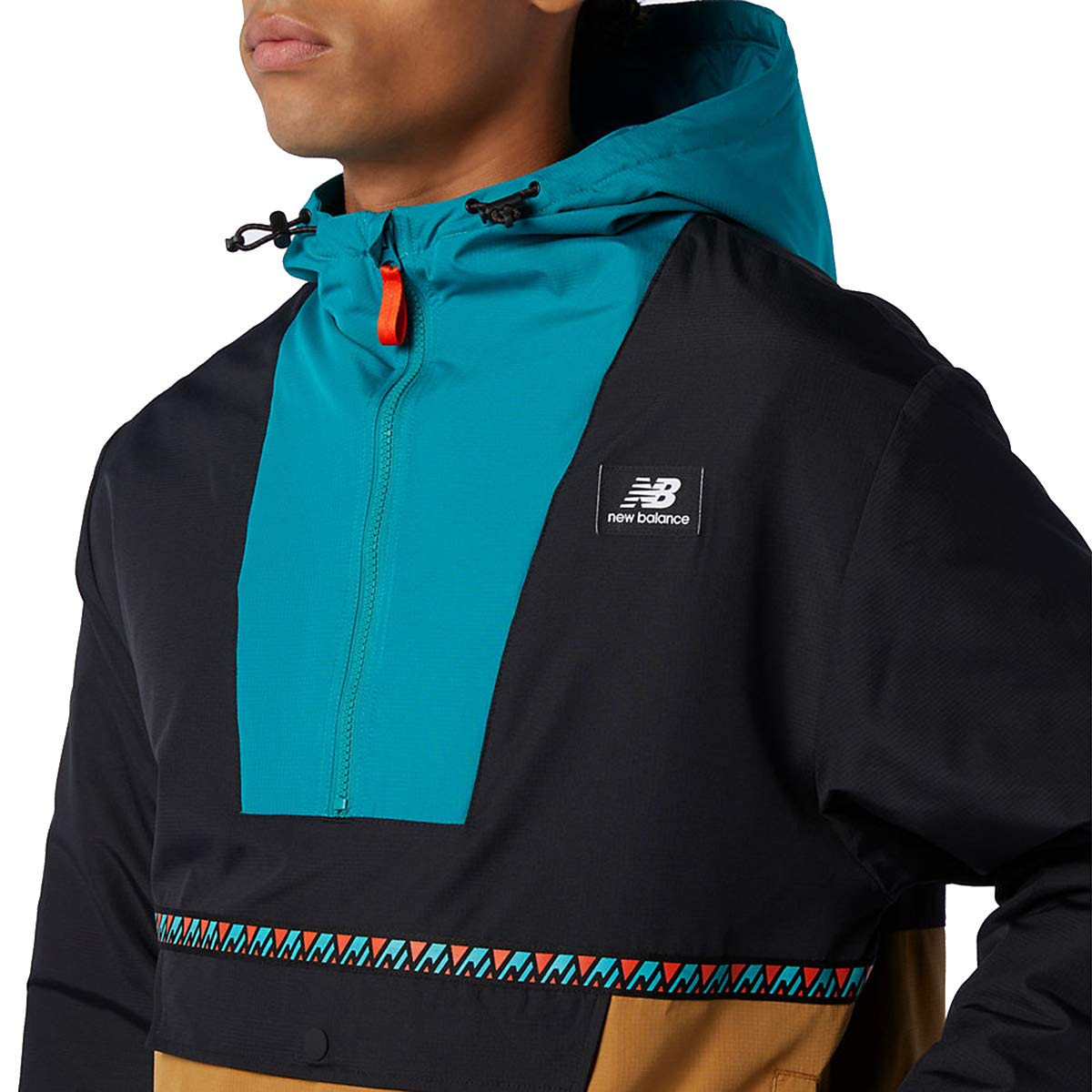 New Balance Men's Athletics Terrain Anorak Jacket, Workwear, Small
