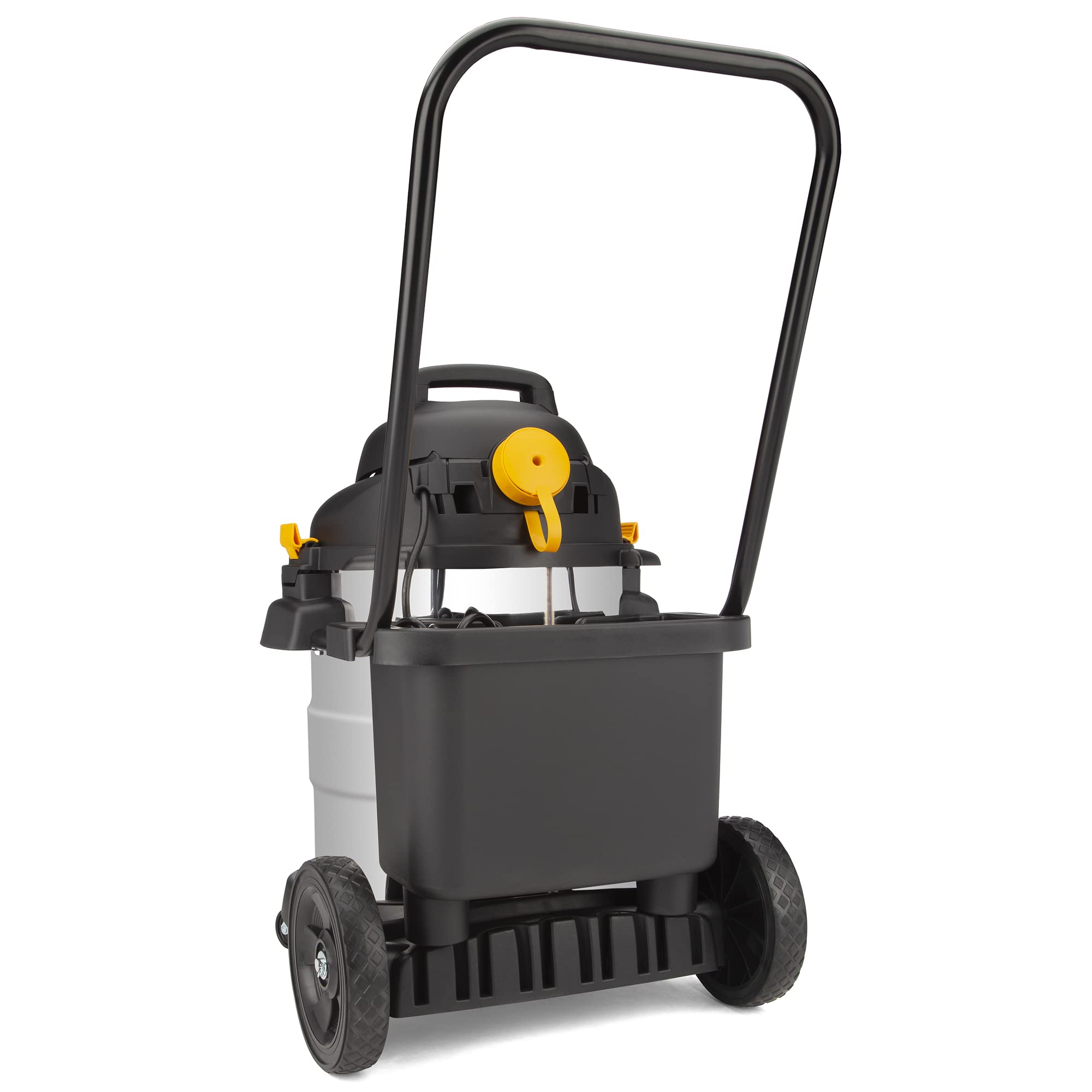 Shop-Vac 9627706 Contractor Series Wet Dry Vacuum, Stainless Steel Tank, 10 Gallon, 1-1/2 Inch x 12 Foot Lock-On Hose, 105 CFM, (1-Pack)