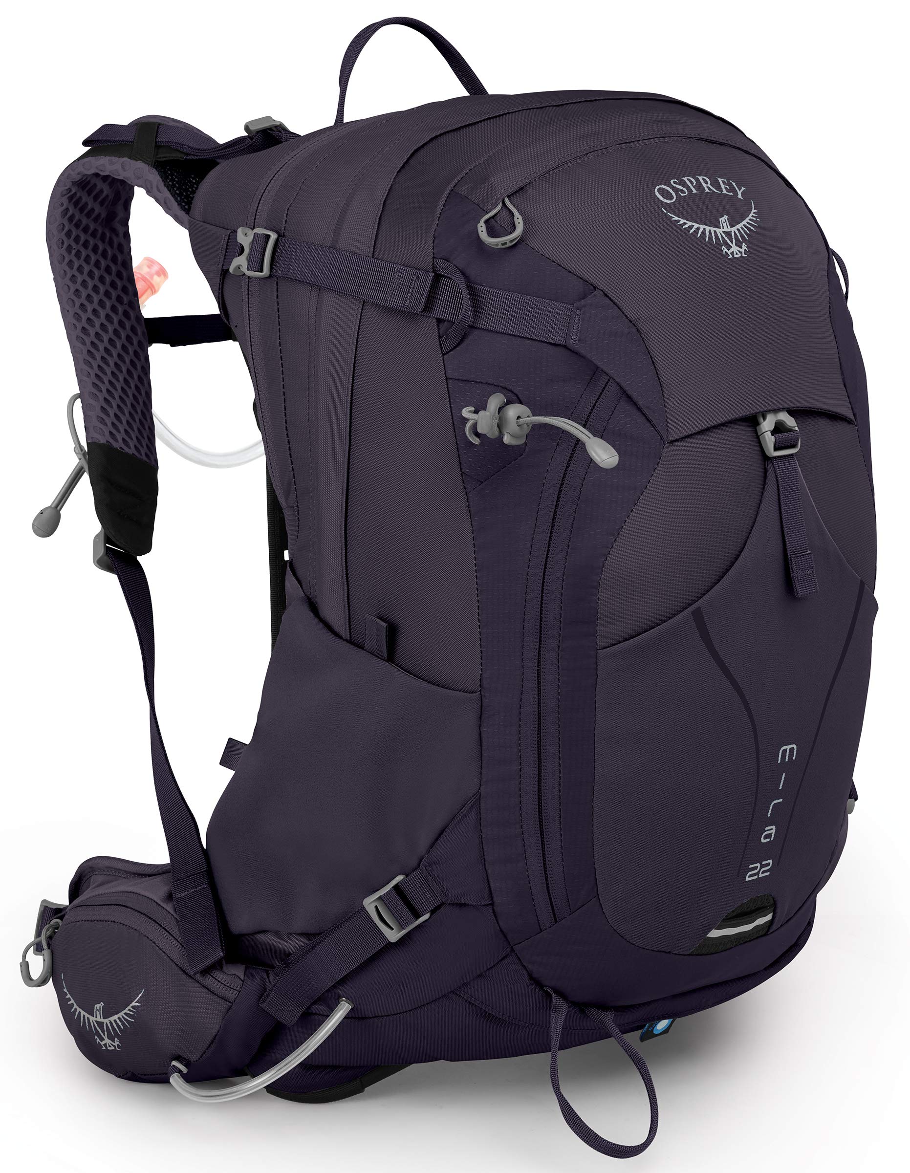 Osprey Mira 22L Women's Hiking Backpack with Hydraulics Reservoir, Celestial Charcoal