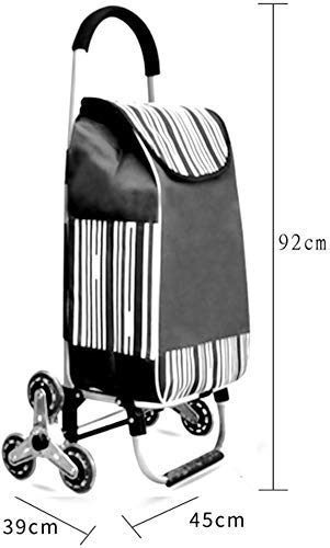 Shopping Trolley on Wheels Multi Function Shopping Cart Large Capacity Light Weight Wheeled Trolley Push Cart Bag with 6 Wheels Folding Climbing Stair Car Storage Hand Trucks,Camouflage ,S