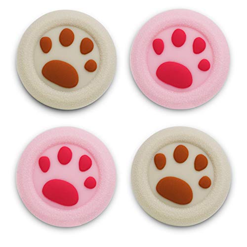 PlayRealm NO Falling Off Thumbstick Extender & Silicone Grip Cover 2 Sets for Xbox Controller (MZAH)