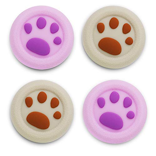 PlayRealm NO Falling Off Thumbstick Extender & Silicone Grip Cover 2 Sets for Xbox Controller (MZHZ)