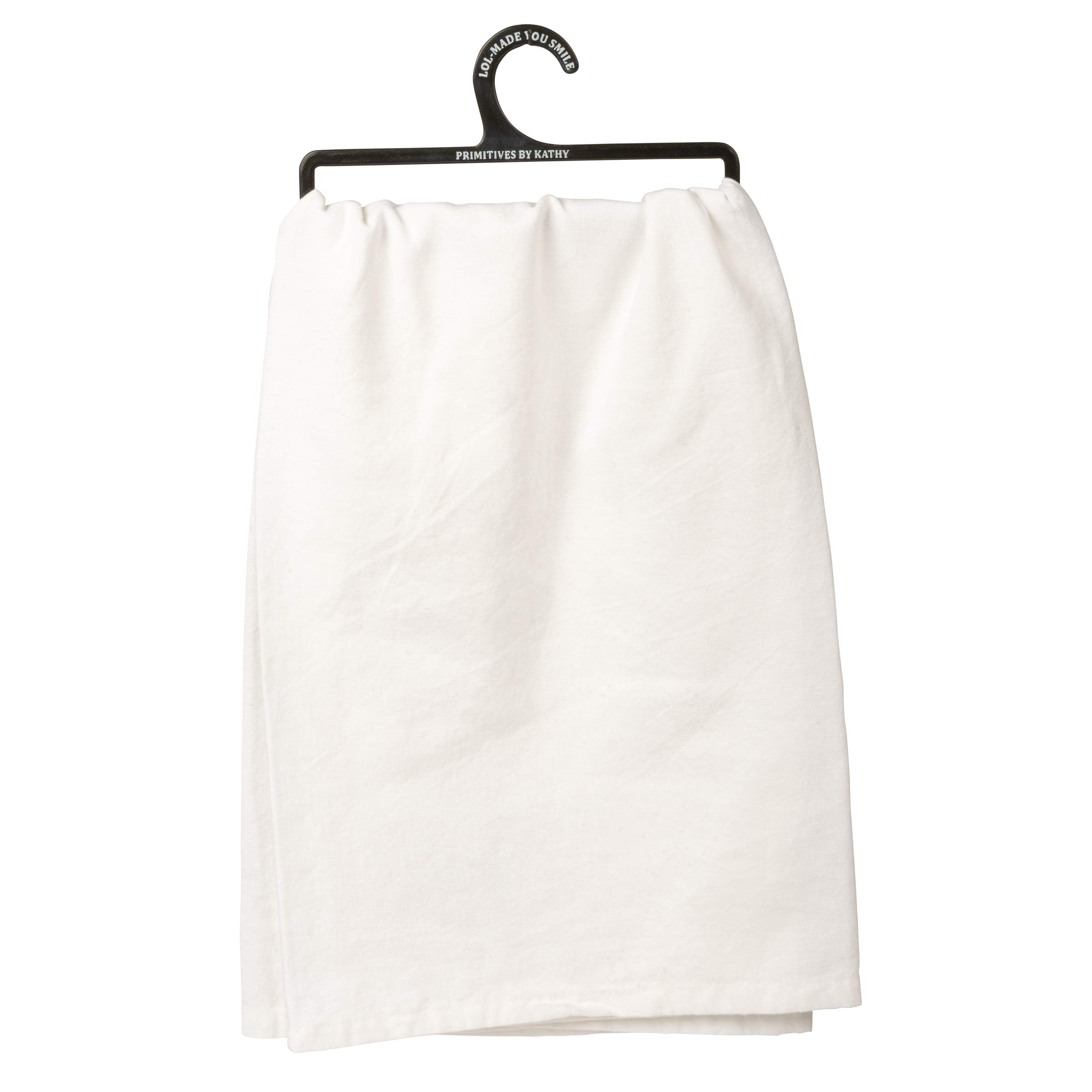 Primitives by Kathy LOL Made You Smile Cotton, Dish Towel, 28" x 28", Grab The Vodka