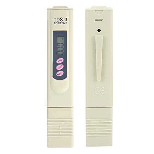 Zerodis TDS Meter Digital Water Tester Aquarium Water Quality Temperature Test with LCD Display for Fish Tank