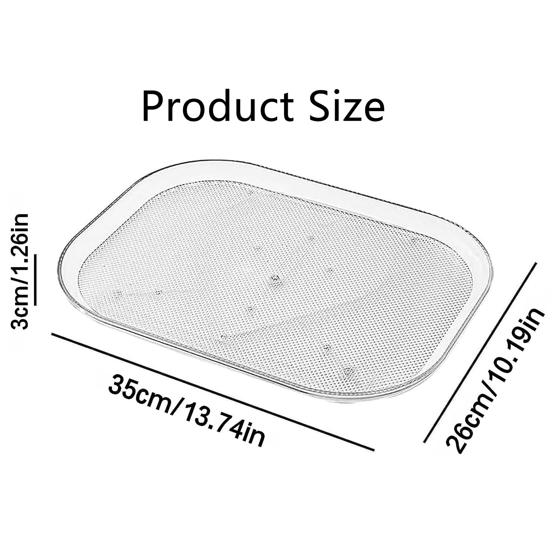 New Square Lazy Susan Turntable Organizer Turntable Shelf Transparent Reversible Refrigerator Organizer 360 Degree Swivel Base Lazy Susan for Refrigerator Kitchen Table Restroom Storage