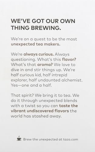 Tazo Black Tea, Organic Peach Cobbler, 20 ct
