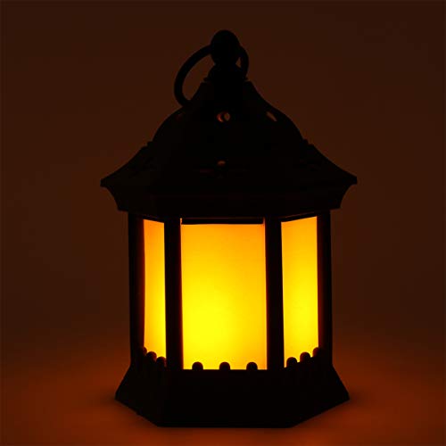 OSALADI Halloween Lantern Flickering LED Candles Lantern Lamp Table Centerpiece Home Garden Decoration for Halloween Party Supplies