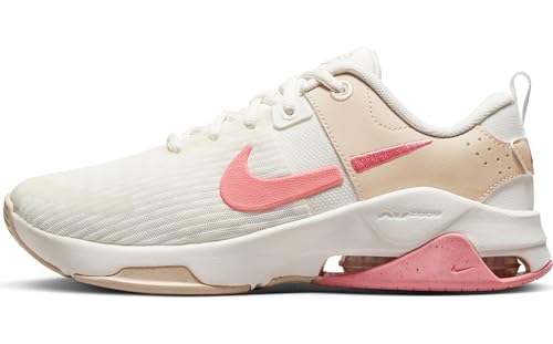 Nike Women's Air Zoom Bella 6 Sneakers, White Pink, 8.5