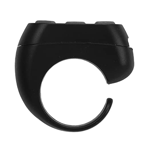 Remote Control for Phone, Page Turner ABS 3 Buttons 10m Distance for Watching Video Shots (Black)