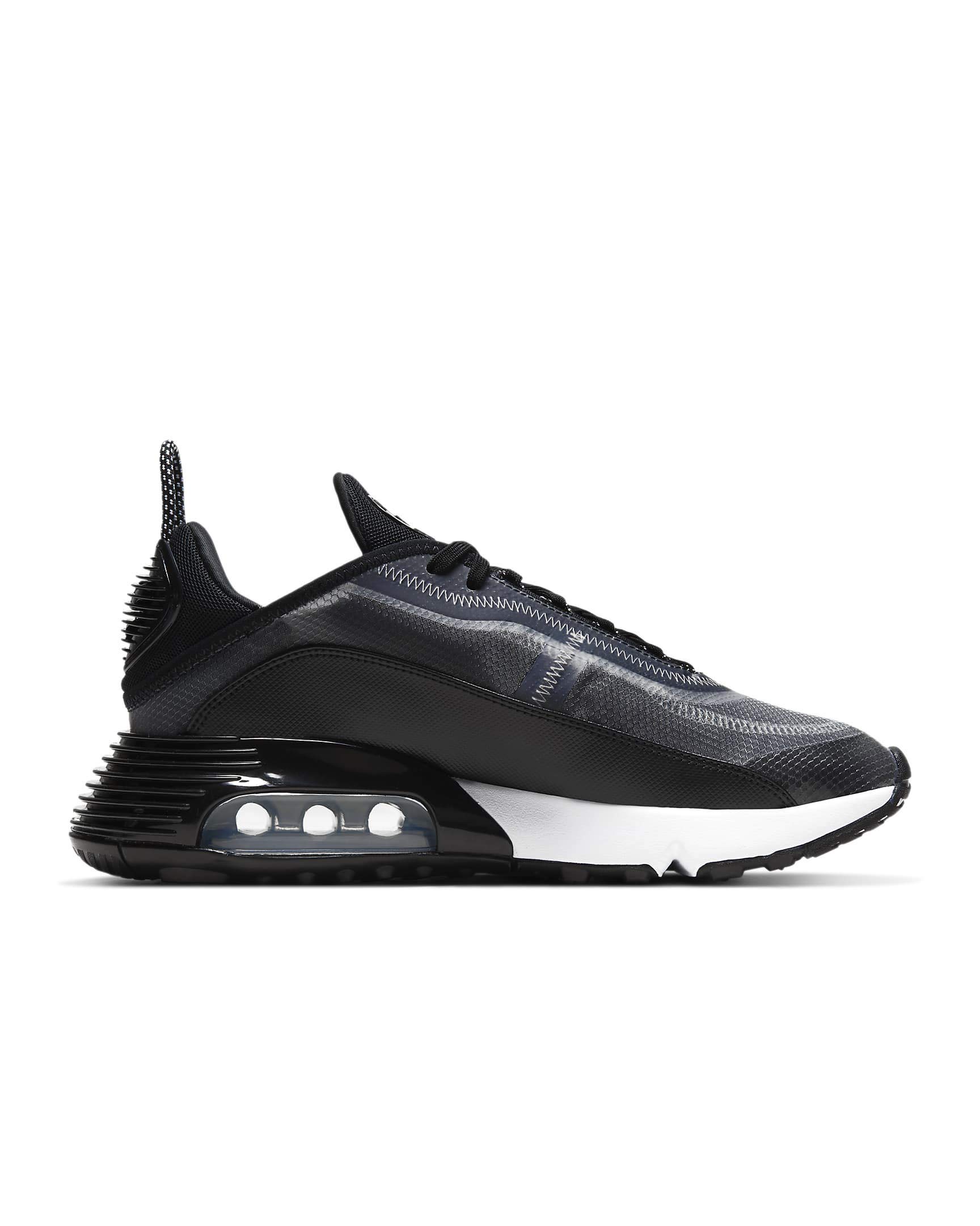 Nike Womens Air Max 2090 Running Trainers CK2612 Sneakers Shoes (UK 5.5 US 8 EU 39, Black White Silver 002)