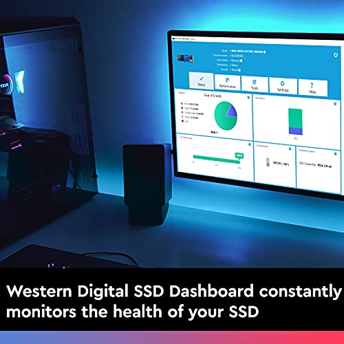 Western Digital 1TB WD Blue SN550 NVMe Internal SSD - Gen3 x4 PCIe 8Gb/s, M.2 2280, 3D NAND, Up to 2,400 MB/s - WDS100T2B0C, olid State Hard Drive