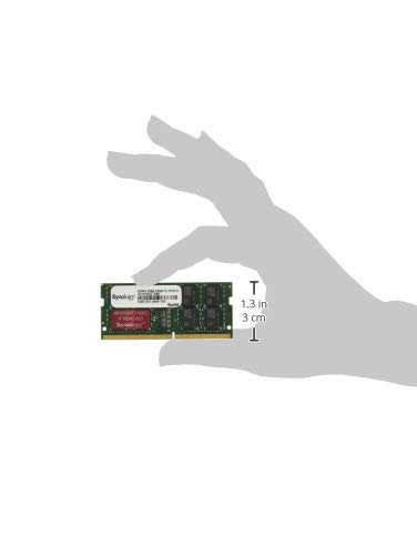 Synology 10Gb Ethernet Adapter 2 SFP+ Ports (E10G21-F2) , Black & RAM DDR4-2666 ECC SO-DIMM 16GB (D4ECSO-2666-16G)