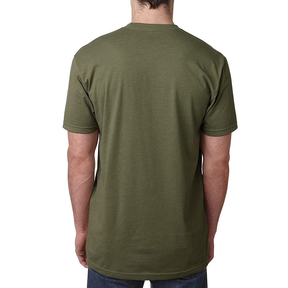 Next Level Men's CVC Crew XL MILITARY GREEN