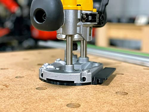 ToolCurve Guide Rail Adapter Compatible with Dewalt Trim Plunge Router