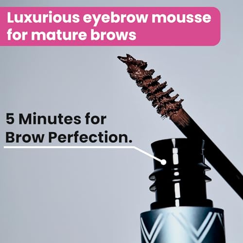 Prime Prometics PrimeBrow Complete β 3-in-1 Eyebrow Care for Mature Women β Eyebrow Mousse Tints, Magic Spoolie Brush Shapes, Eyebrow Growth Serum Fills Bald Spots (Taupe)