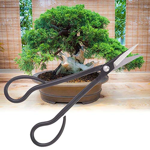 TOPINCN Bonsai Shear Clad Steel Wear-Resistant Bonsai Scissors Long Handle Scissors 185mm High Hardness Professional