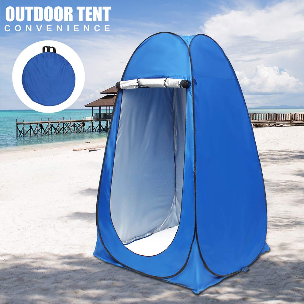 Portable Dressing Room Pop-Up Dressing Room Bathing Tent Mobile Outdoor Toilet for Beach Camping Picnic Fishing