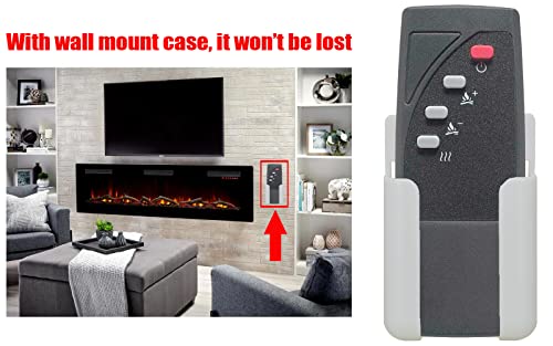 Replacement Remote Control for Twin Star Duraflame DFS-550-22 DFS-550-22-BLK DFS-550-22-RED DFS-550-24 DFS-550-25 DFS-550-26 Freestanding Infrared Quartz Fireplace Stove