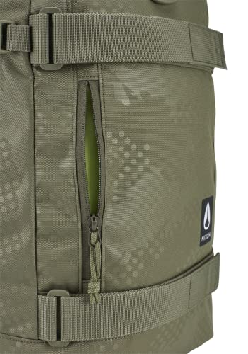 NIXON Gamma Backpack - Olive Dot Camo - Made with REPREVE® Our Ocean™ and REPREVE® recycled plastics.