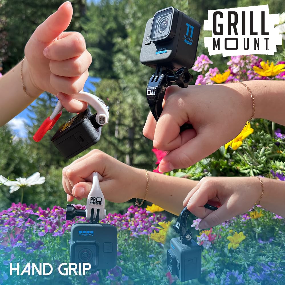 Pro Standard Grill Mount 3. 0 - The Best Mouth Mount Compatible with GoPro Cameras (Black/red)…