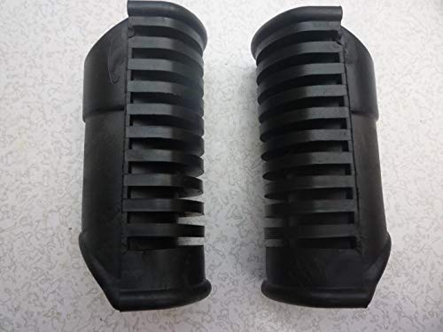 no logo 2pcs for Suzuki Motorcycle AX100 Front Foot Step peg Rubber Grip for Suzuki 100cc AX 100 Foot Rest Pedal (footpeg) Spare