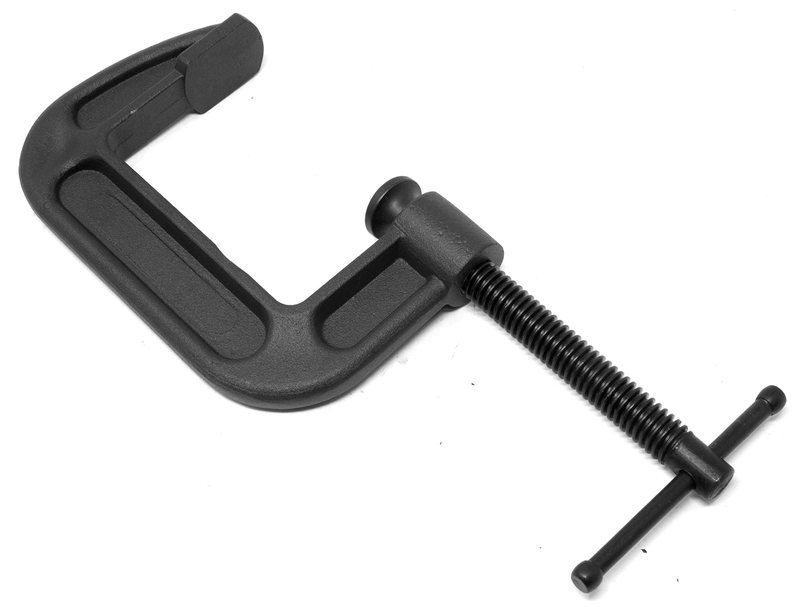WEN CLC322 Heavy-Duty Cast Iron C-Clamps with 3-Inch Jaw Opening and 2-Inch Throat, 2 Pack