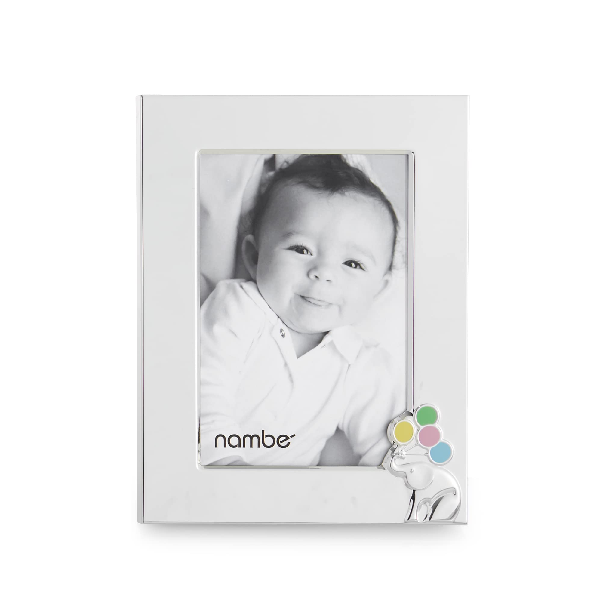 Nambe Bailey Picture Frame, 4" x 6” | Vintage and Contemporary Design | Tabletop Display and Home Office Décor | Made of Silver Plate | Designed by Mike Altomari