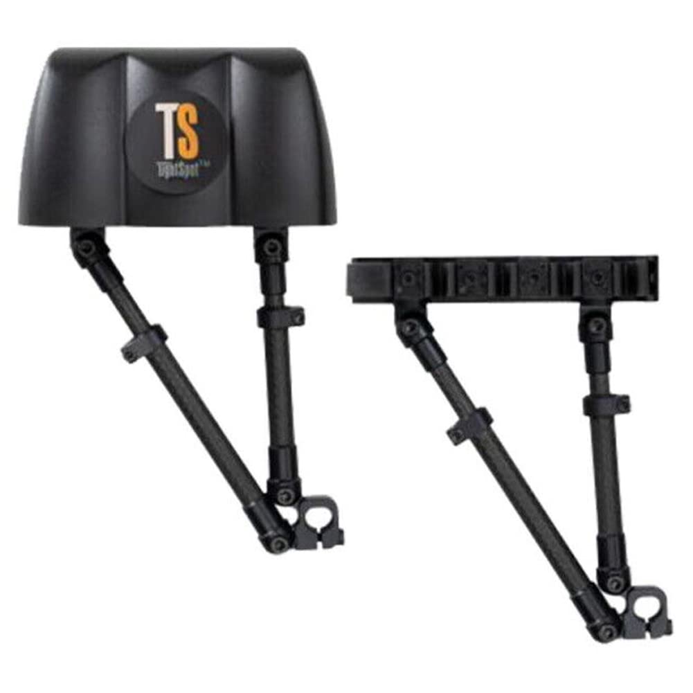 Tightspot Pivot 2.5 2-Piece 5 Arrow Fully Adjustable Dual-Locking System Aluminum Right Hand Quiver for Customized Fit, Black